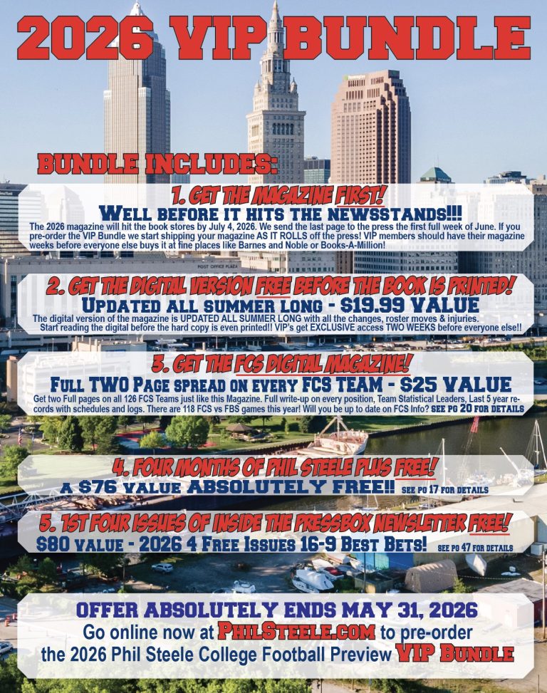 The 2026 VIP Bundle - Phil Steele